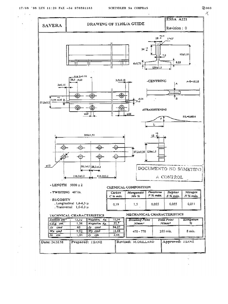 Guias Schindler Smart MRL | PDF