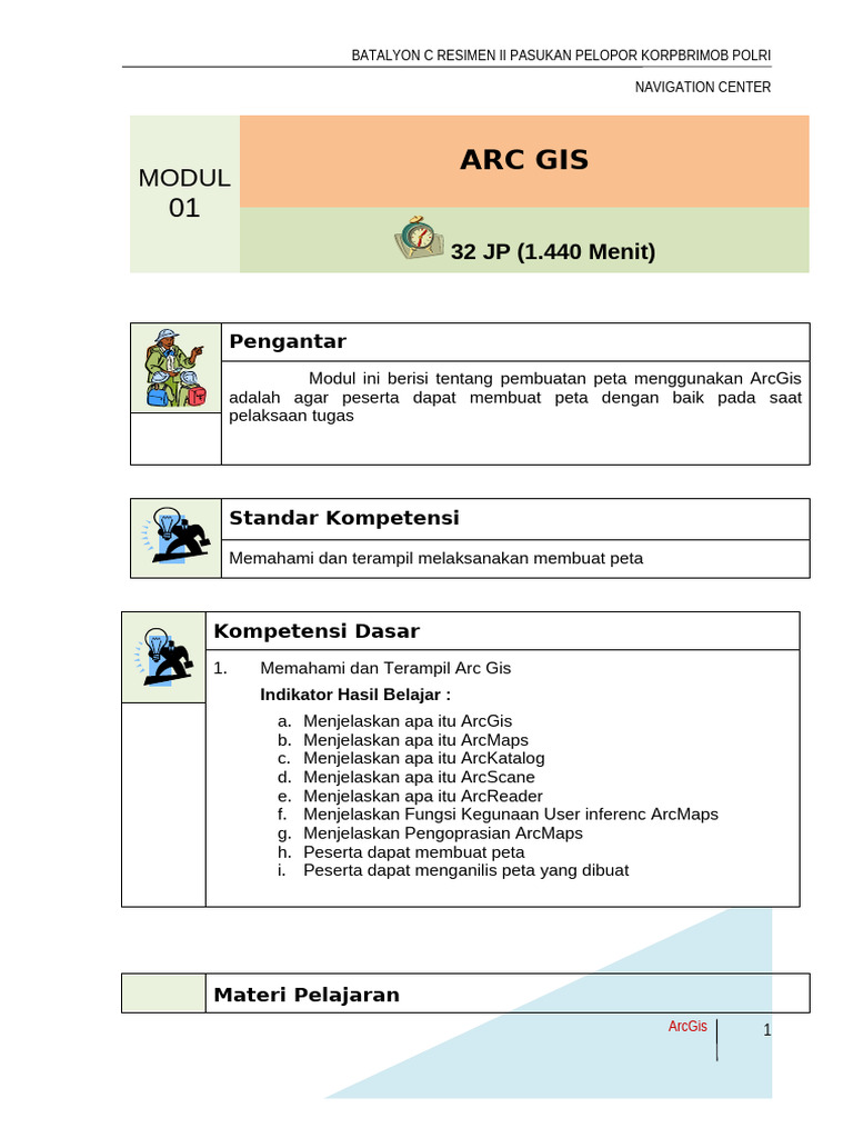 Modul Arc Gis | PDF