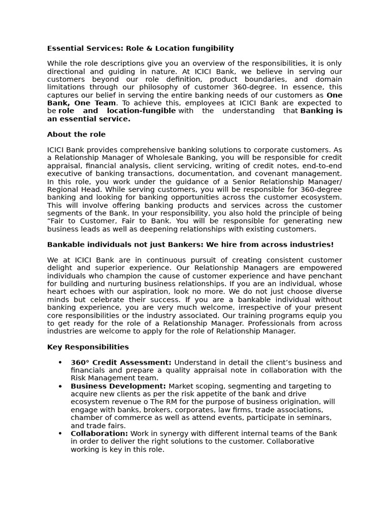 RM - WBG JD | PDF | Banks | Business