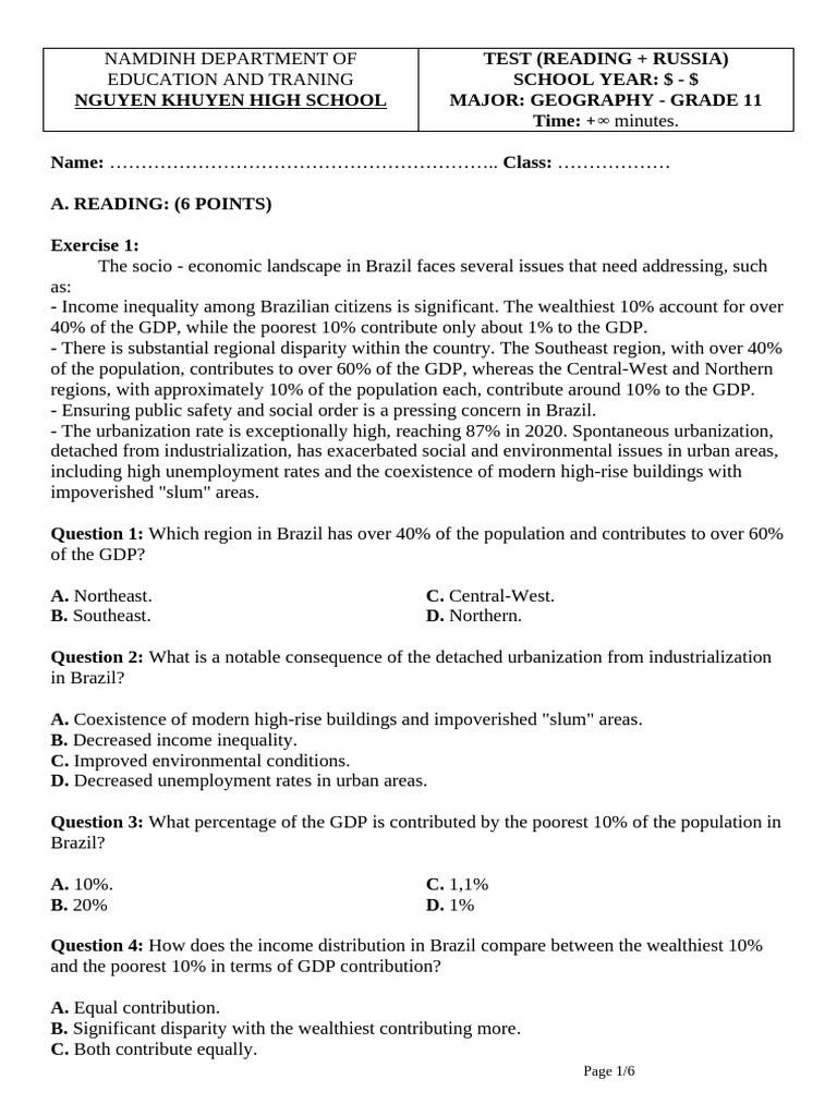 Brazil's Socio-Economic Issues and Knowledge Economy | PDF | Knowledge ...