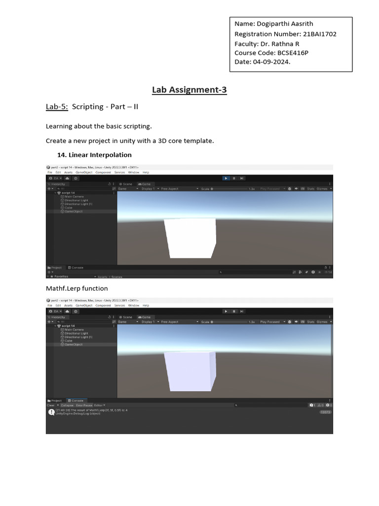 Dogiparthi Aasrith 21BAI1702 Lab 3 | PDF | Software Engineering | Computing