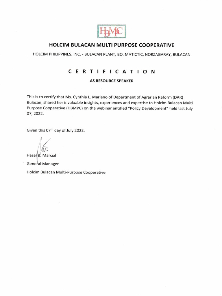 Webinar On Policy Development | PDF