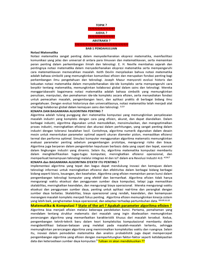 Notasi Matematika BigO Dalam Penentuan Algoritma Efektif Untuk ...