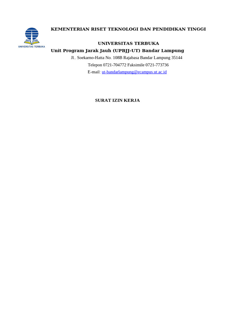 Kementerian Riset Teknologi Dan Pendidikan Tinggi | PDF