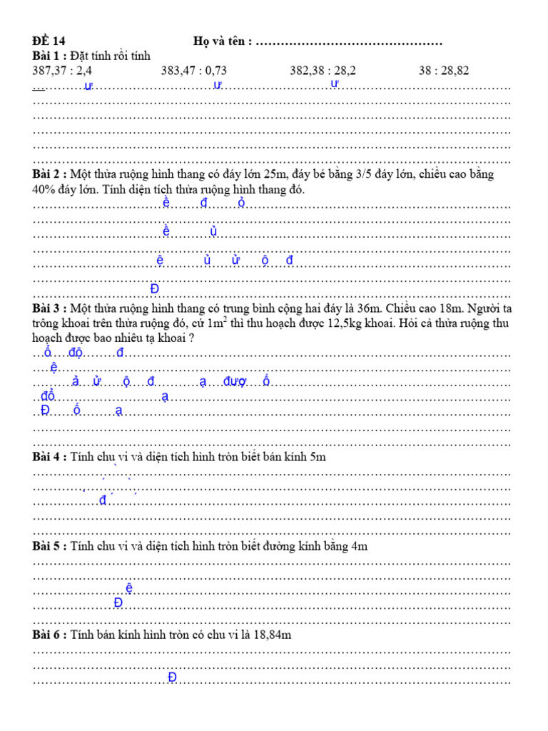 14 BTVN de 14 123 | PDF