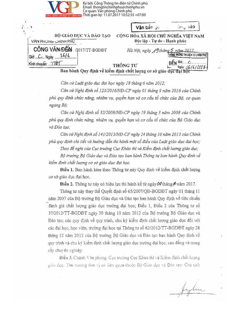 Thông Tư Số 12.2017-bgdt - Signed | PDF