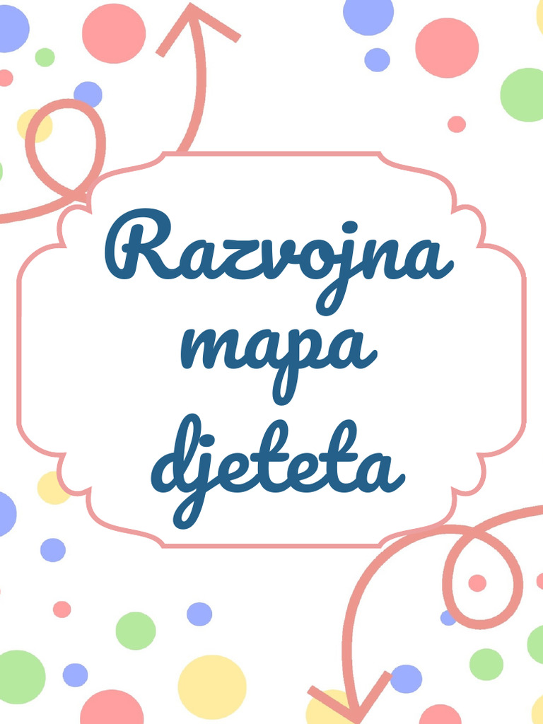 Razvojna Mapa Djeteta Ovo Sam Ja Za Uredivanje | PDF