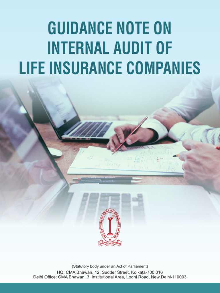 Guidance Note On Internal Audit Life Insurance Companies | PDF ...