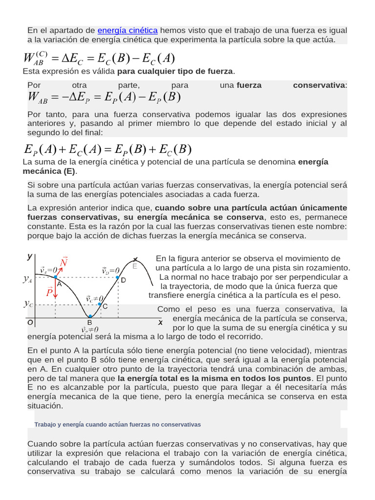 Energia Potencial y Cinetica Olimpiadas | PDF | Fuerza | Energía potencial