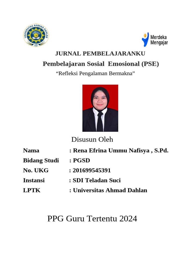 Jurnal Aksi Nyata Pembelajaran Sosial Emosional - Rena Efrina Ummu Nafisya | PDF | Kesehatan ...