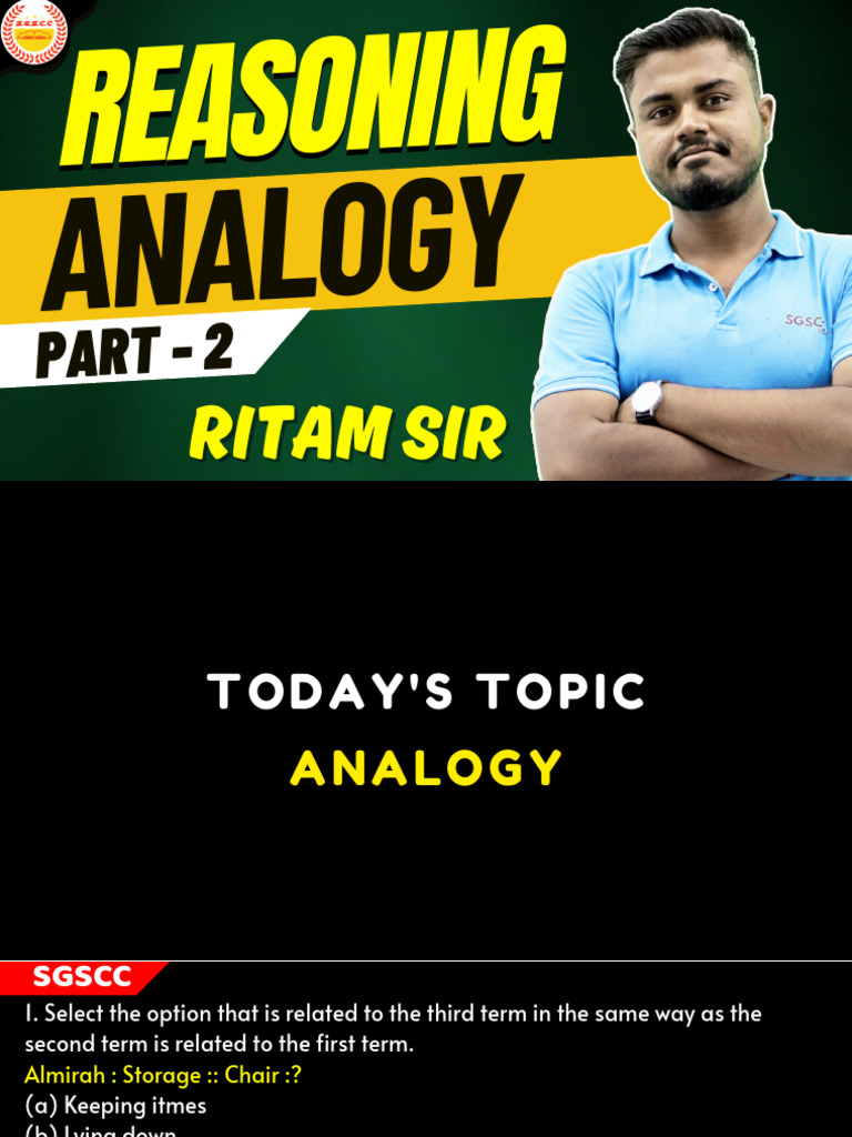 Bande Bharat Reas Analogy Part 02 | PDF