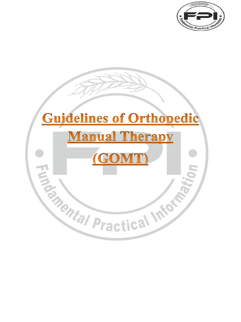 Manual Course Pdf Physical Therapy Shoulder