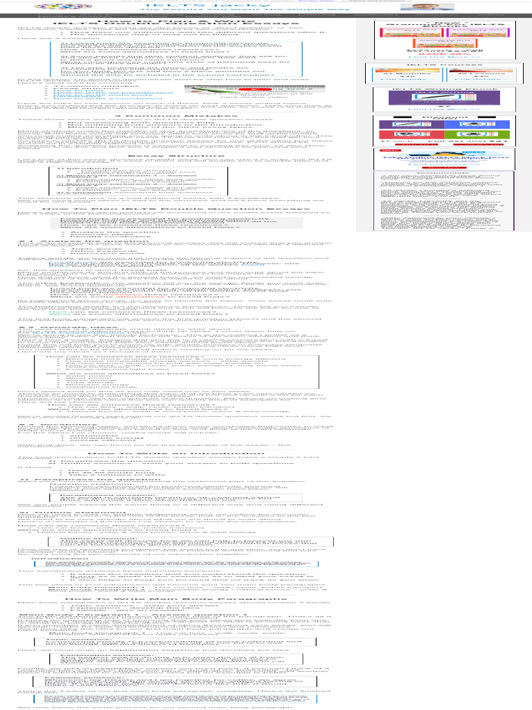 IELTS Double Question Essays – Step-by-Step Guide – IELTS Jacky 3 | PDF | Renewable Energy ...