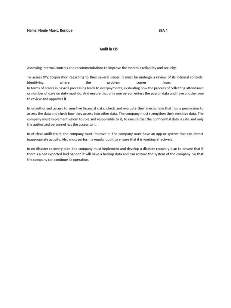 ROSIQUE-XYZ CASE STUDY | PDF