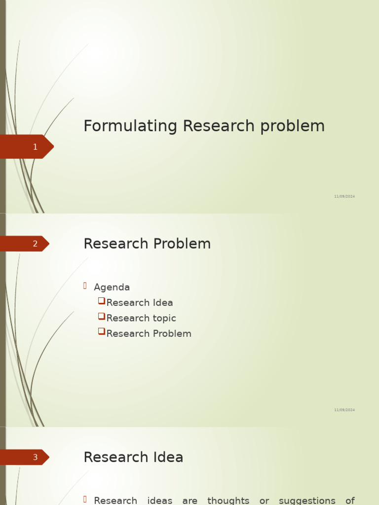 L 2 Research Problem | PDF | Idea | Communication