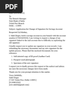 Sample Change of Bank Signatories Letter Download | PDF | Career ...