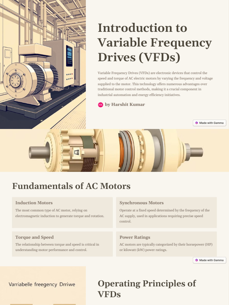 Introduction To Variable Frequency Drives VFDs | PDF | Electric Motor ... Introduction To Variable Frequency Drives VFDs | PDF | Electric Motor ...