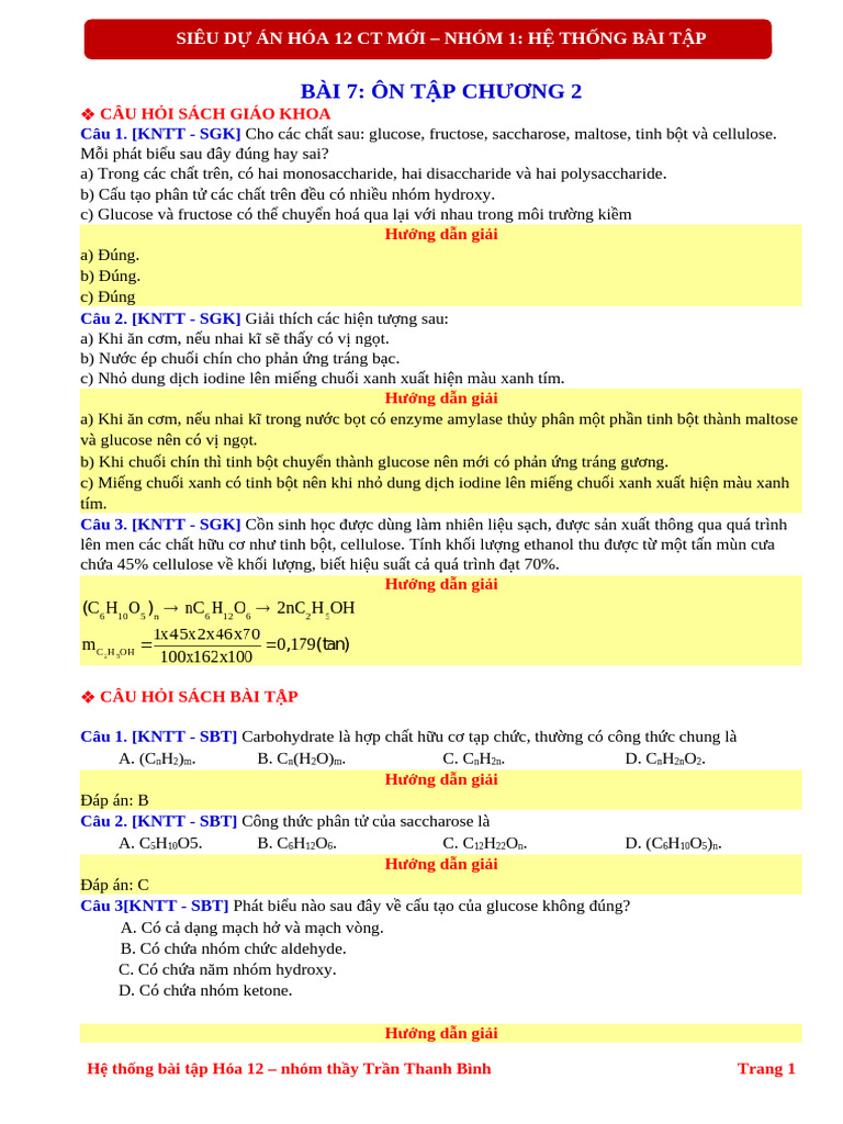 KNTT - Bai 7 - On Tap Chuong 2 - Uruki Fuuzanki | PDF