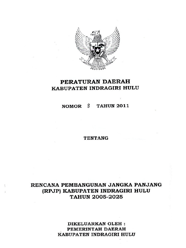 Perda No 8 Tahun 2011 | PDF