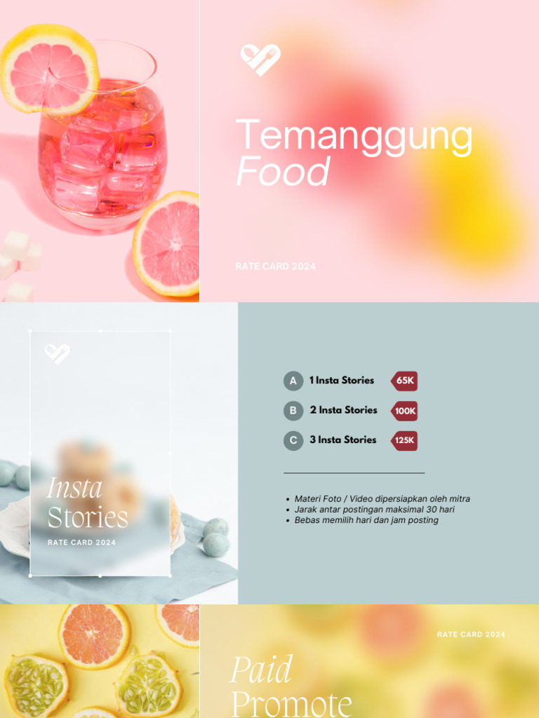 TEMANGGUNG FOOD Rate Card 2024 | PDF