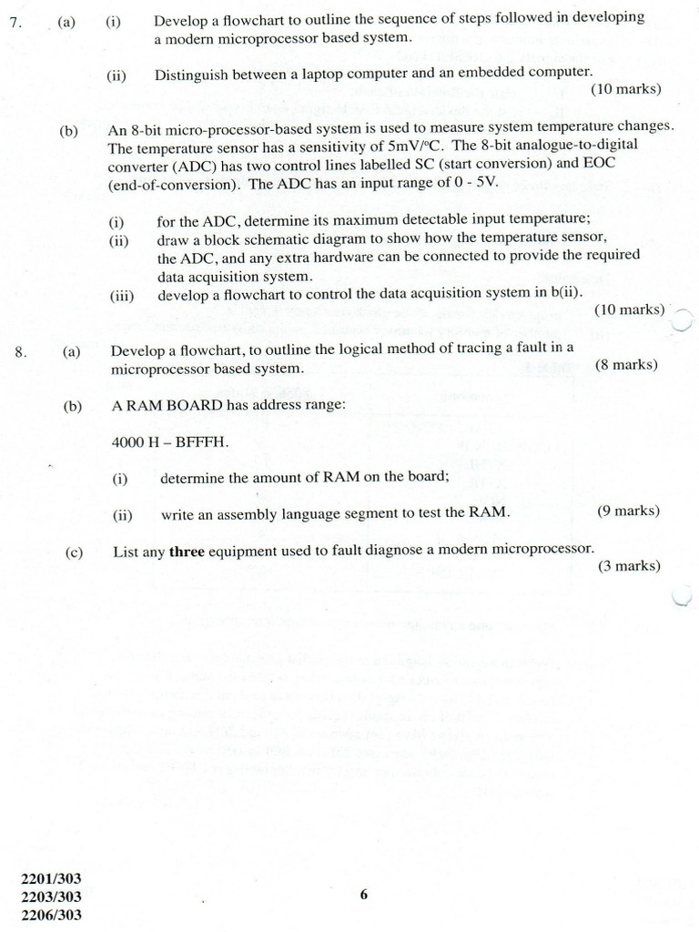 Microprocessor Systems - Nov 2010-6 | PDF