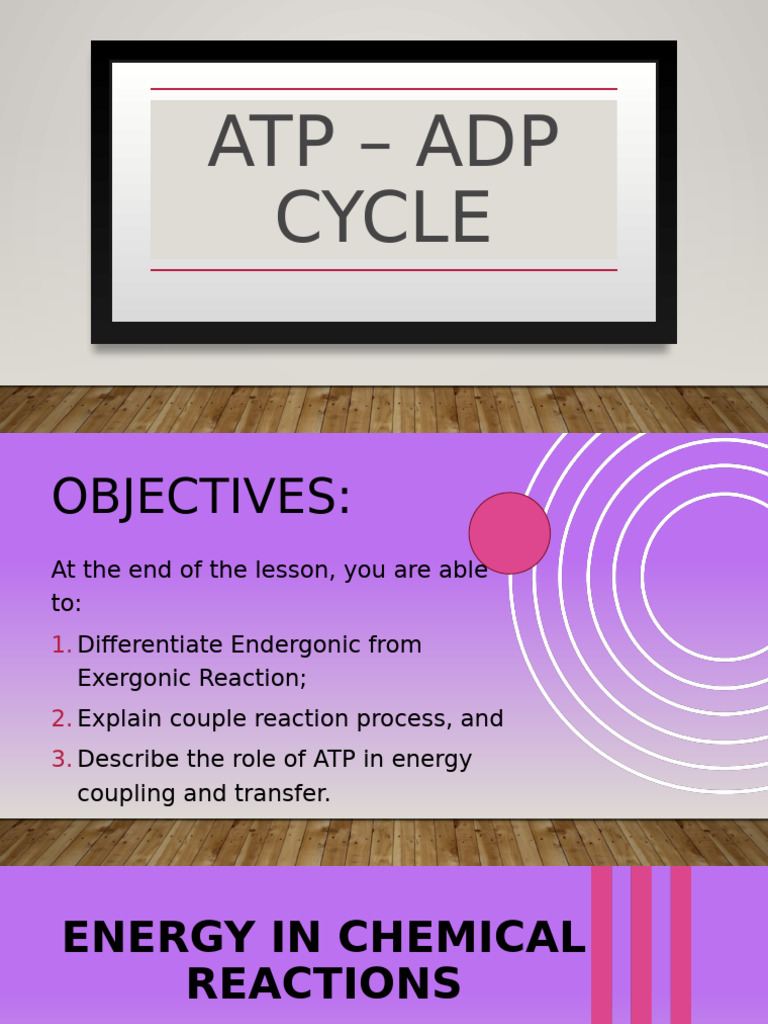 Mne Atp-Adp Cycle | PDF | Metabolic Pathway | Adenosine Diphosphate