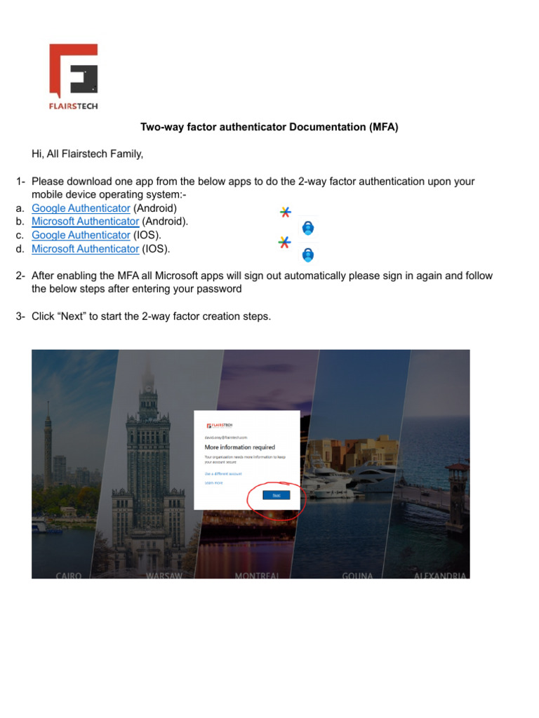 Multifactor Authentication Documentation | PDF | Mobile App | Qr Code