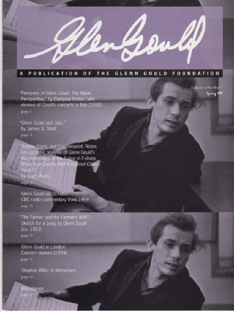 Bill Evans Glenn Gould | PDF