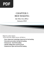 Bed Making Procedures in Nursing | PDF | Bed | Bedding