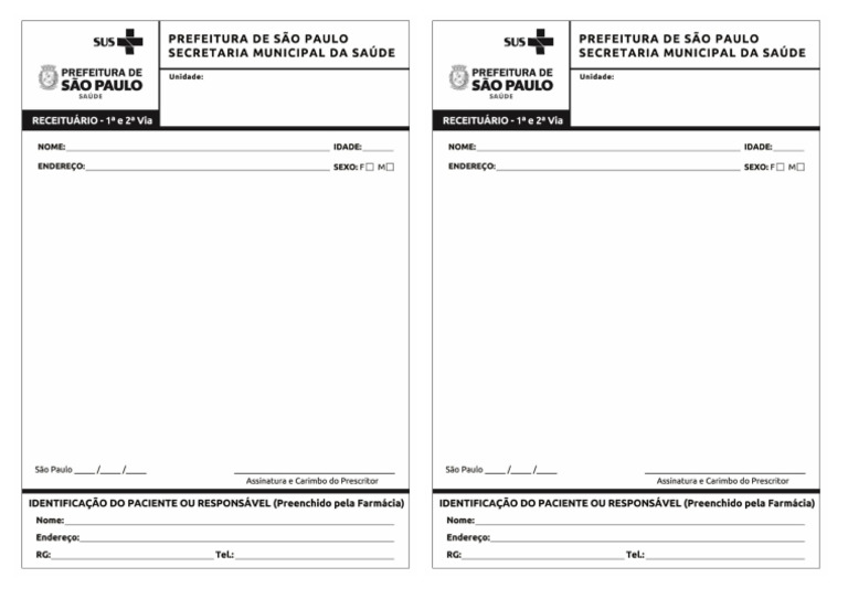 Receituario Modelo HMBM | PDF