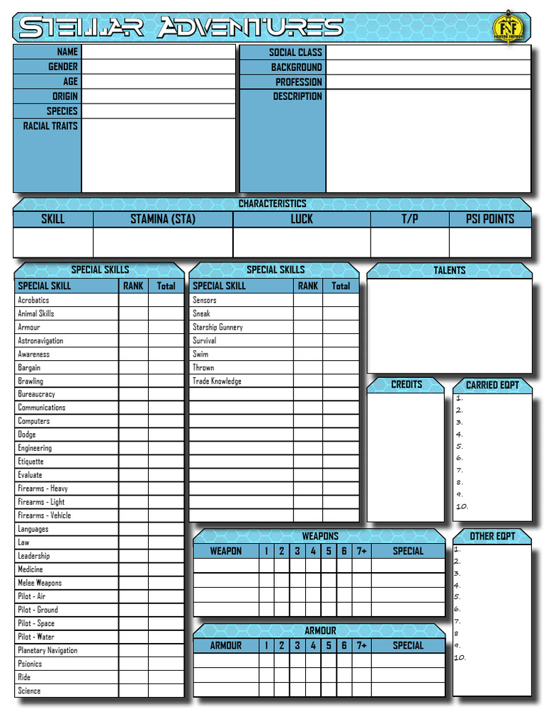 Aff Sa Sheet v3 Fillable | PDF