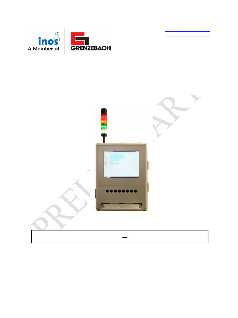 Inos Panel Controller - Manual | PDF | Computing