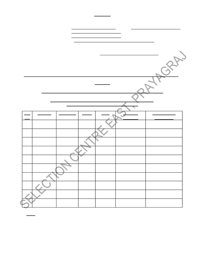 Call Up Letter Sce Prayagraj For SSC NCC Men 57 Course-20 | PDF