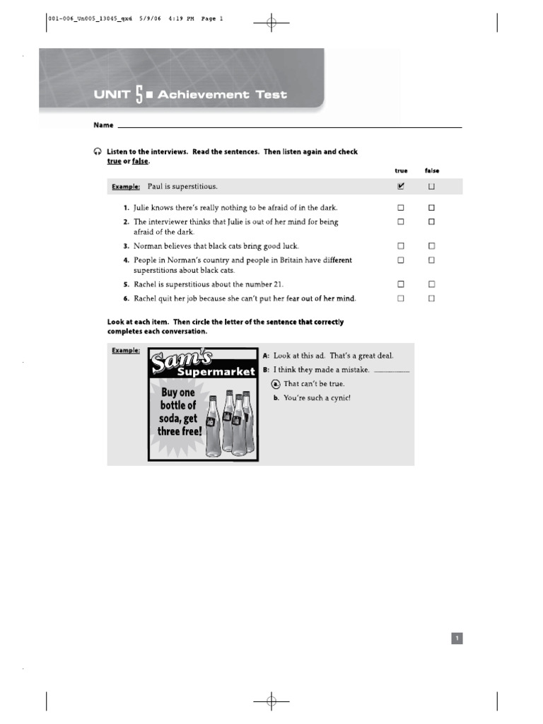 Summit 2a Unit 5 Test | PDF