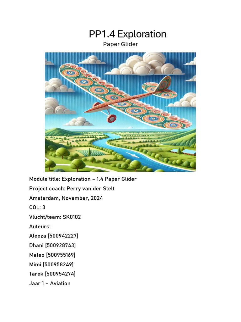 SK0102 PP4 Paper Glider | PDF