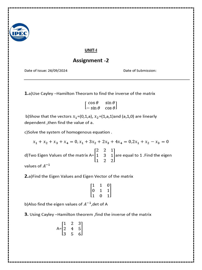 Assignment 2 Unit 1 PDF | PDF