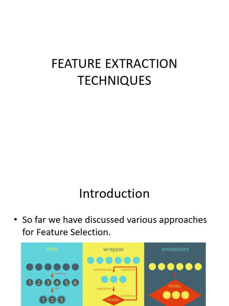 Feature Extraction Techniques | PDF | Eigenvalues And Eigenvectors | Principal Component Analysis