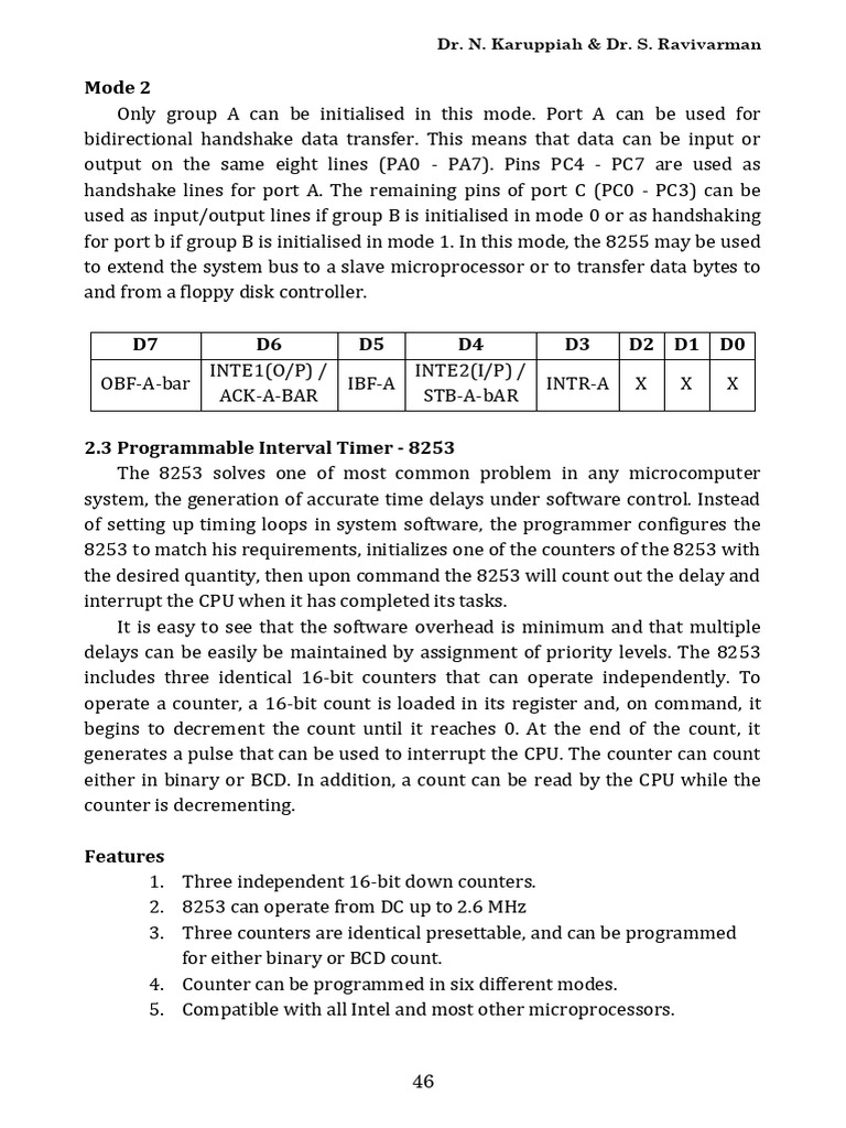 Microprocessors and Microcontrollers 46 | PDF