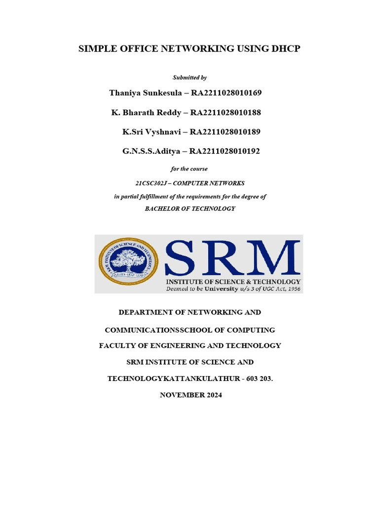 Casestudy Report Final-2 | PDF | Technology & Engineering