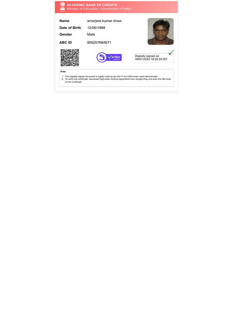 ABC ID Card | PDF