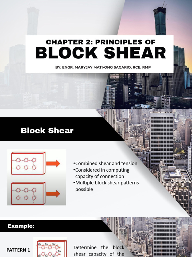 Block Shear Capacity Analysis | PDF