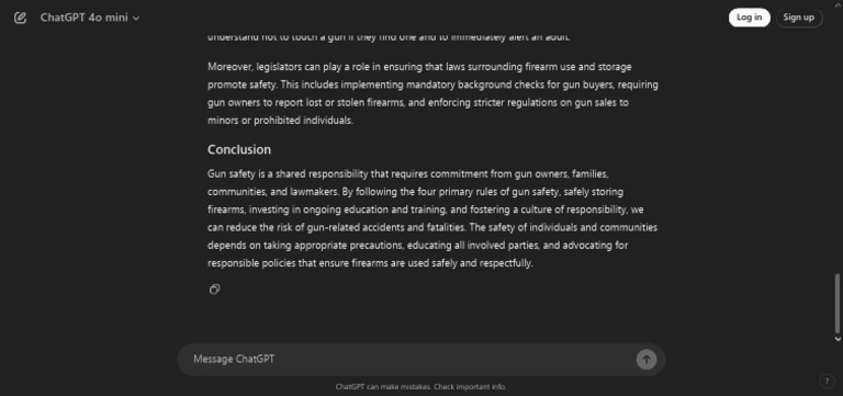 Essay About Gun Safety | PDF