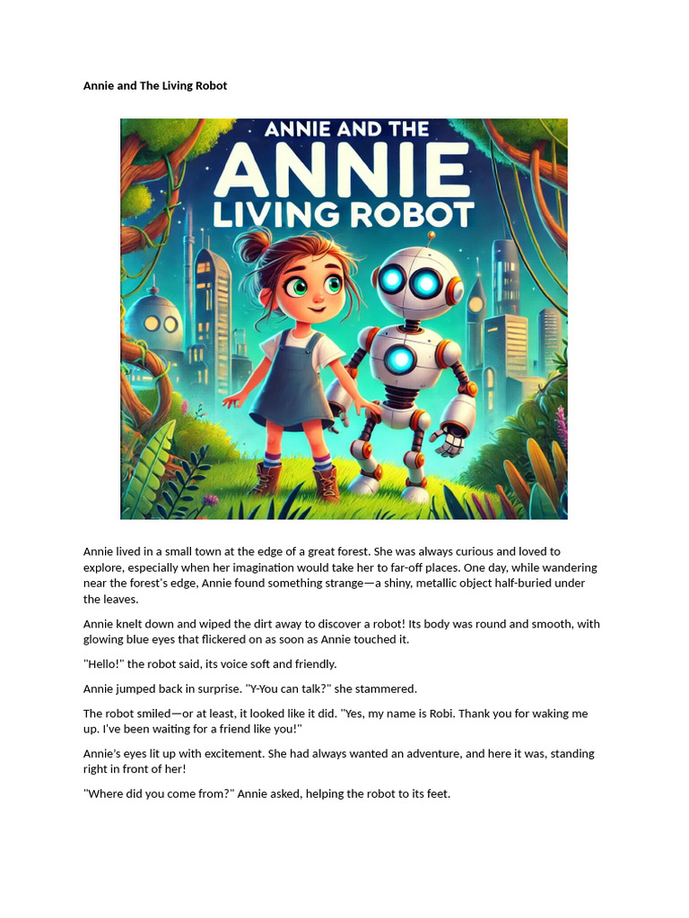 Annie and The Living Robot | PDF | Poetry