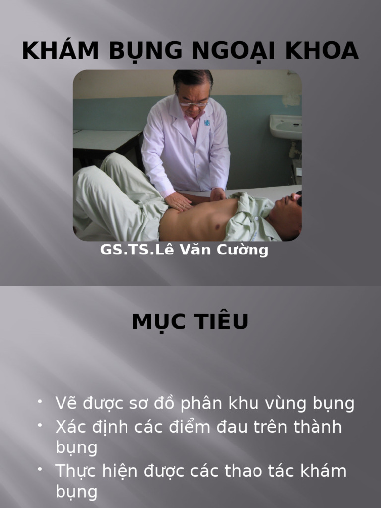 KHÁM B NG NGO I KHOA pp2024 | PDF