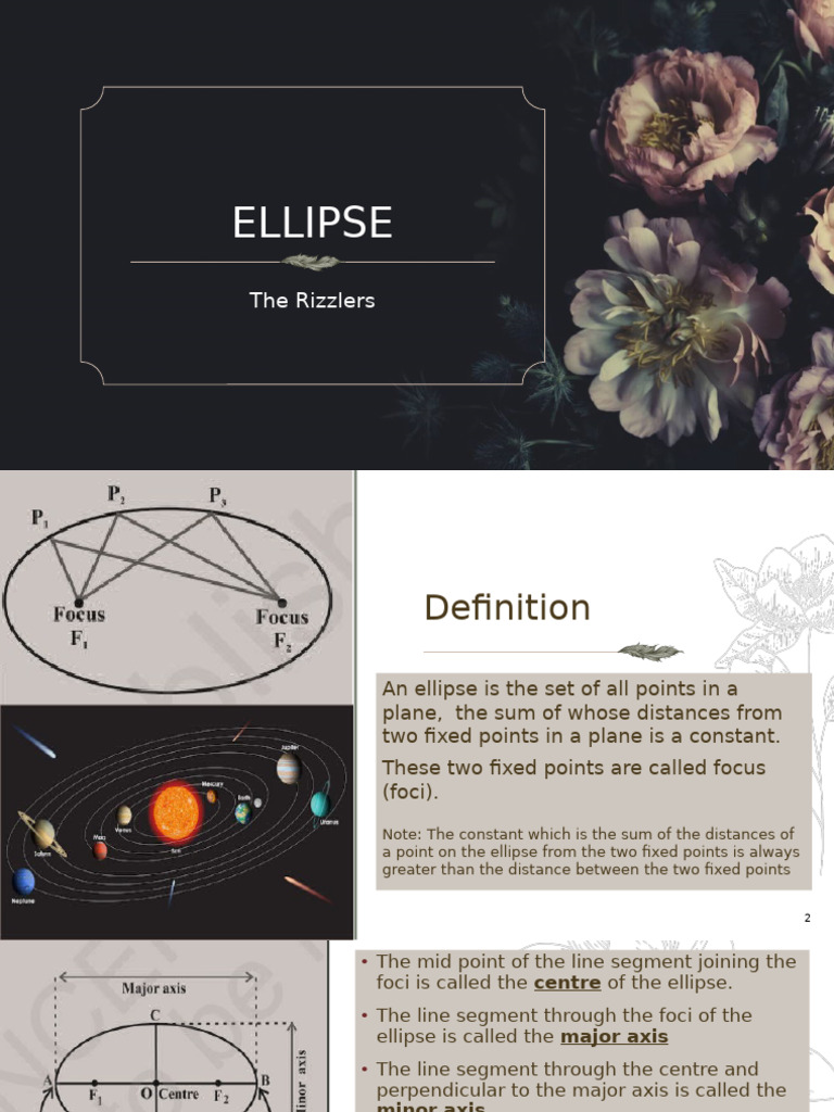 ELLIPSE | PDF