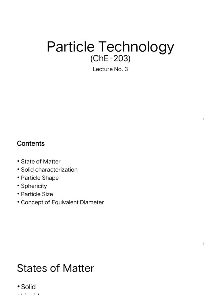 Lecture 3 Plus Sem 1 Pdf Solid Density