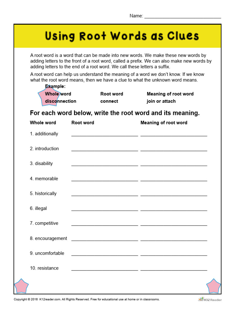Using Root Words As Clues | PDF | Language Families | Linguistics
