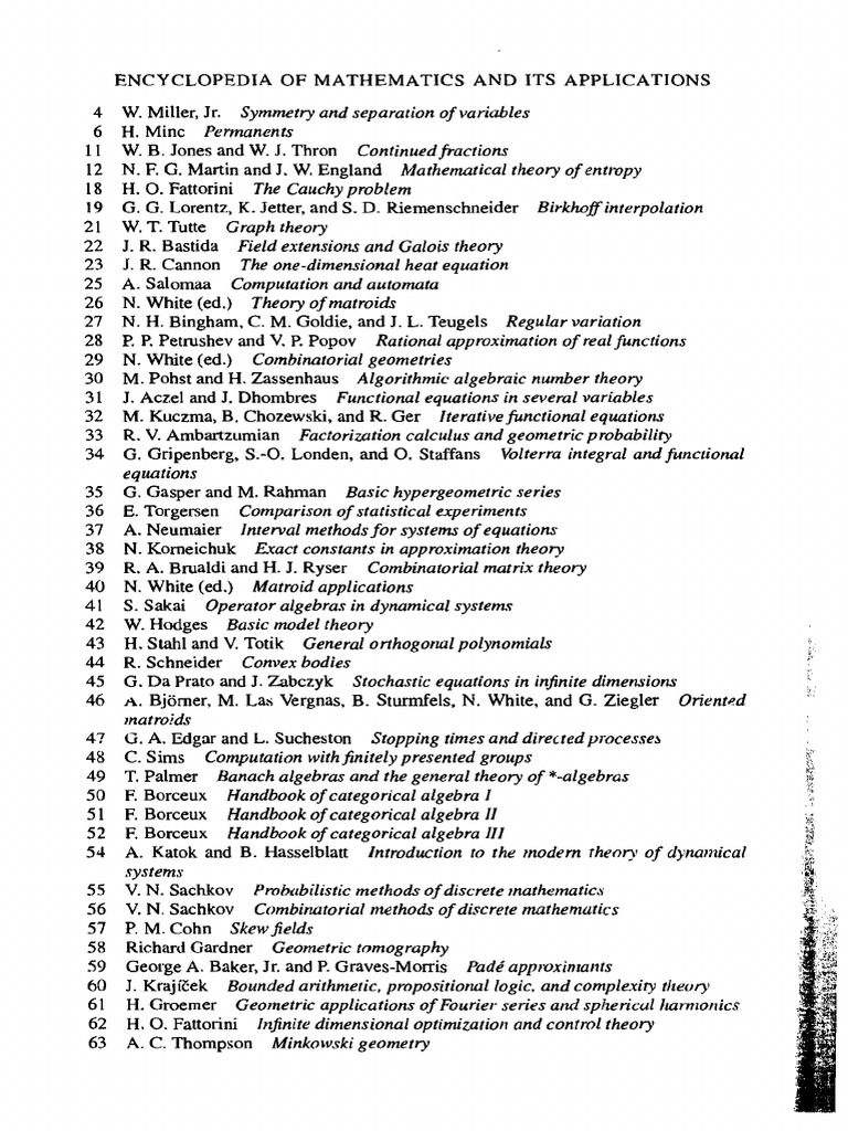 (Encyclopedia of Mathematics and Its Applications 64) R. B. Bapat, T. E ...