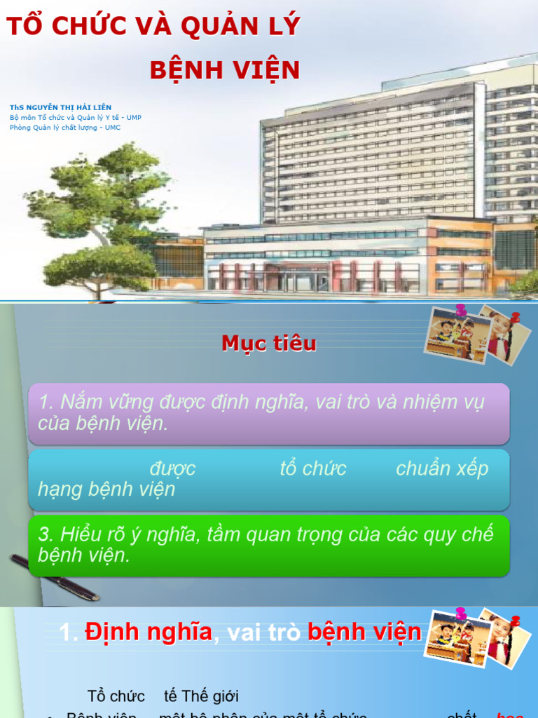 3. Tổ Chức Quản Lý Bệnh Viện - y21 | PDF