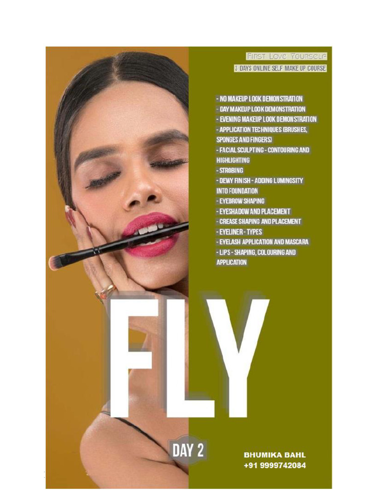 Day 2 - Makeup Artist Bhumika Bahl | PDF | Eyebrow | Hair